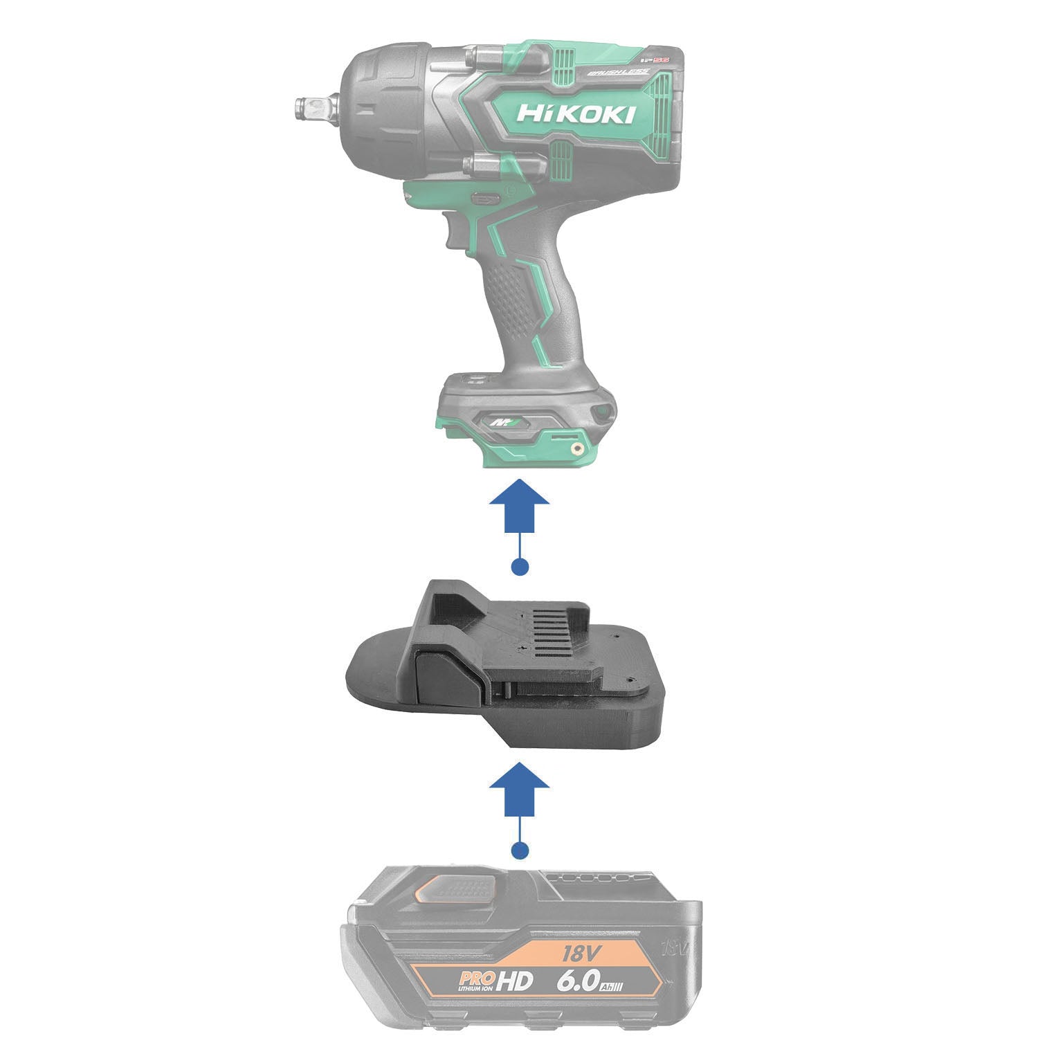AEG Battery Adapter to Hikoki – Power Tools Adapters | United Kingdom